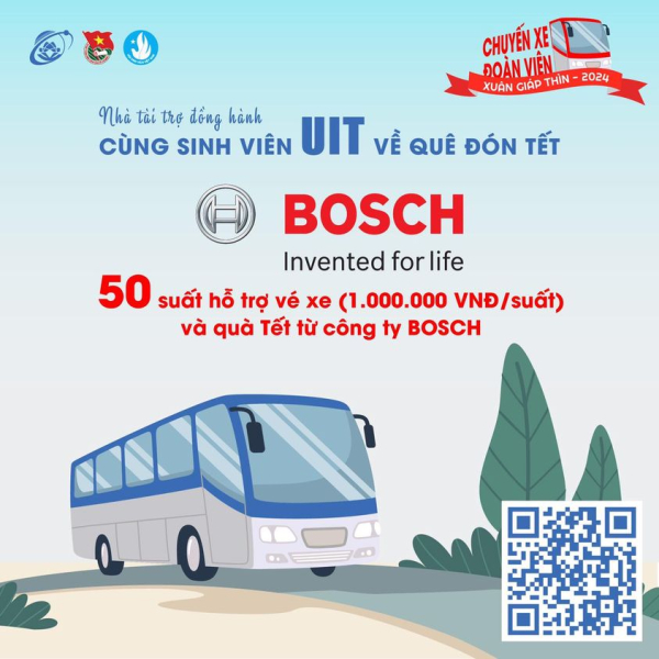 Mở form đăng ký tham gia Chuyến xe Đoàn viên - Tết Giáp Thìn 2024