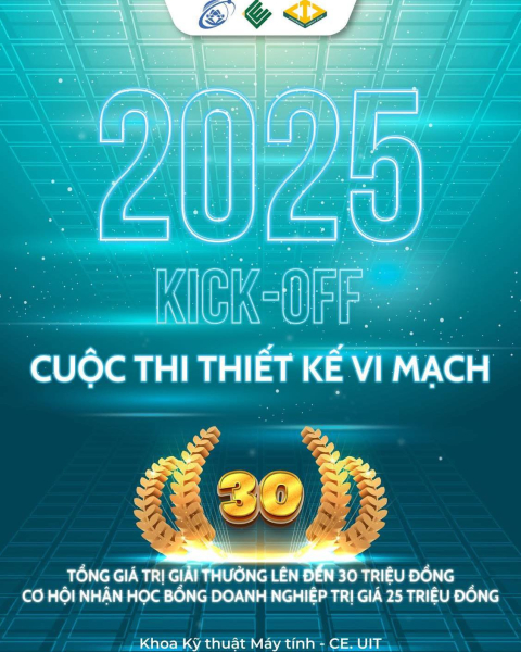 Cuộc thi Thiết kế vi mạch UIT 2025 chính thức khởi động