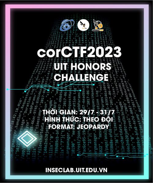 corCTF 2023 - Thông báo giải corCTF