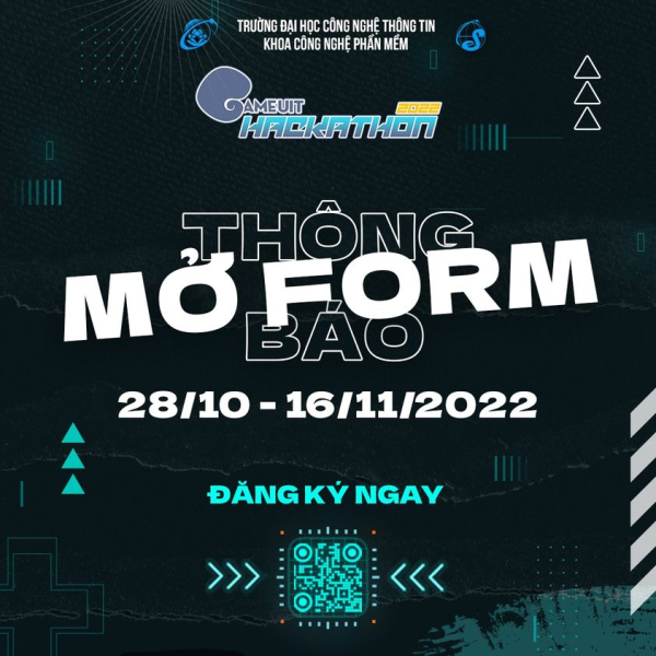 GameUIT Hackathon chính thức mở form đăng ký