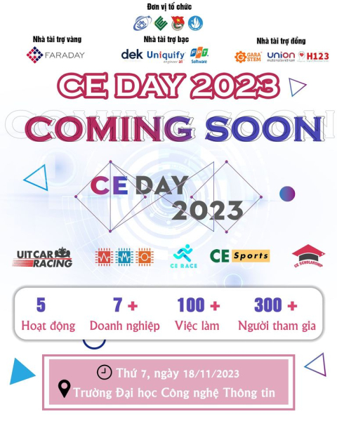 CE Day 2023 - Ngày hội truyền thống Khoa học Kỹ thuật Máy tính