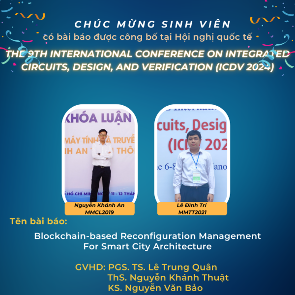 Sinh viên Mạng máy tính và Truyền thông trình bày bài báo khoa học tại ...